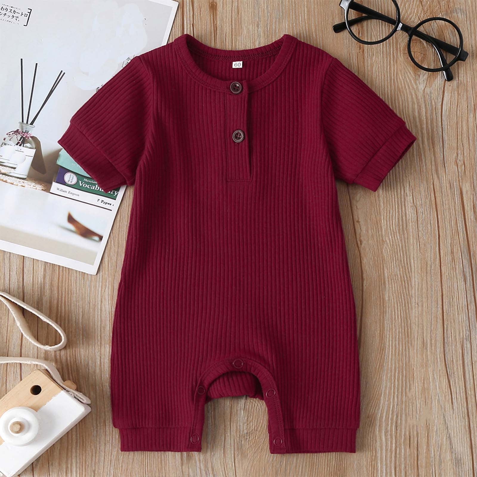 pstuiky Gender Neutral Baby Clothes, Child's Summer Jumpsuit Boys and ...