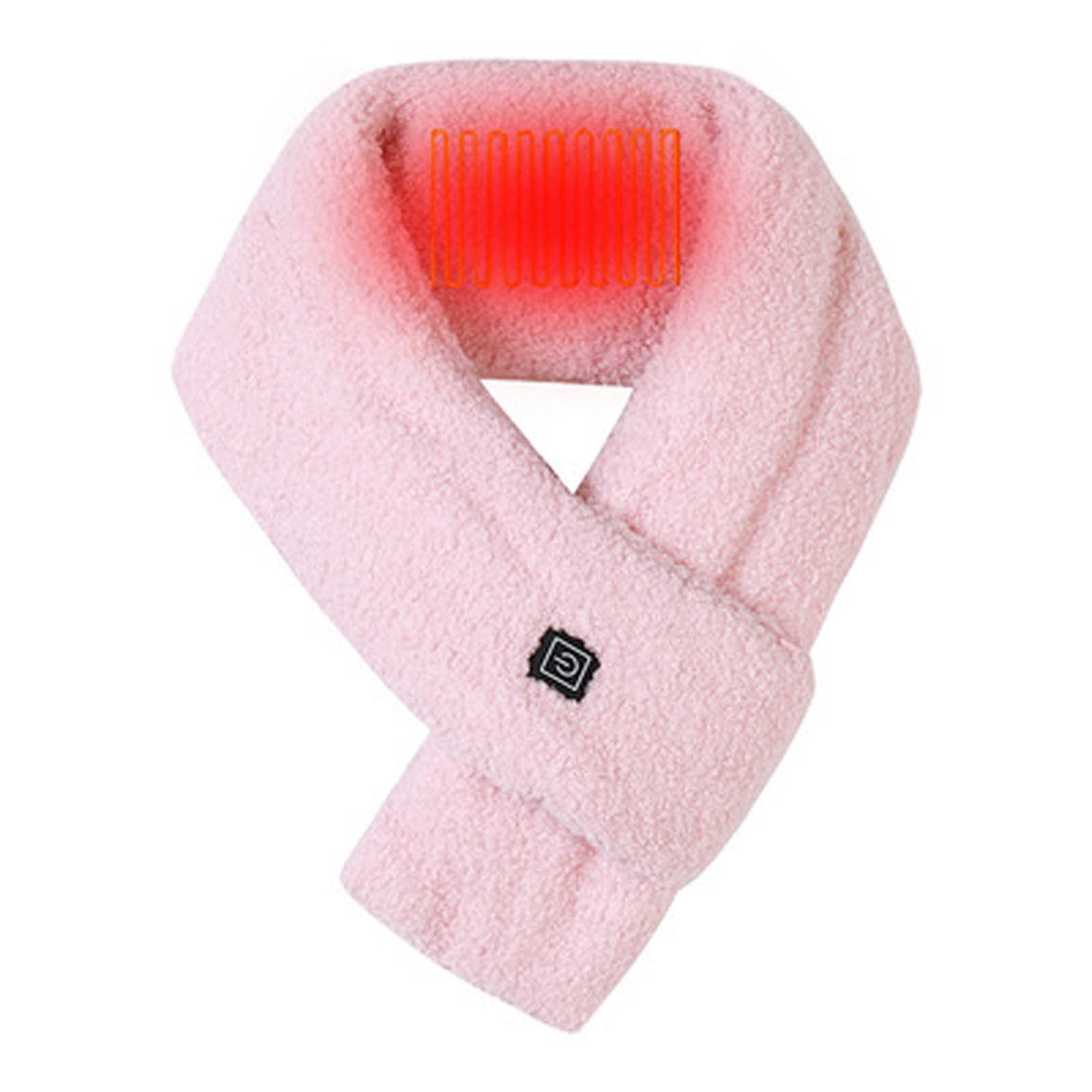 pstuiky Heated Scarf for Women Winter Solid Color Smart Heating Scarf ...