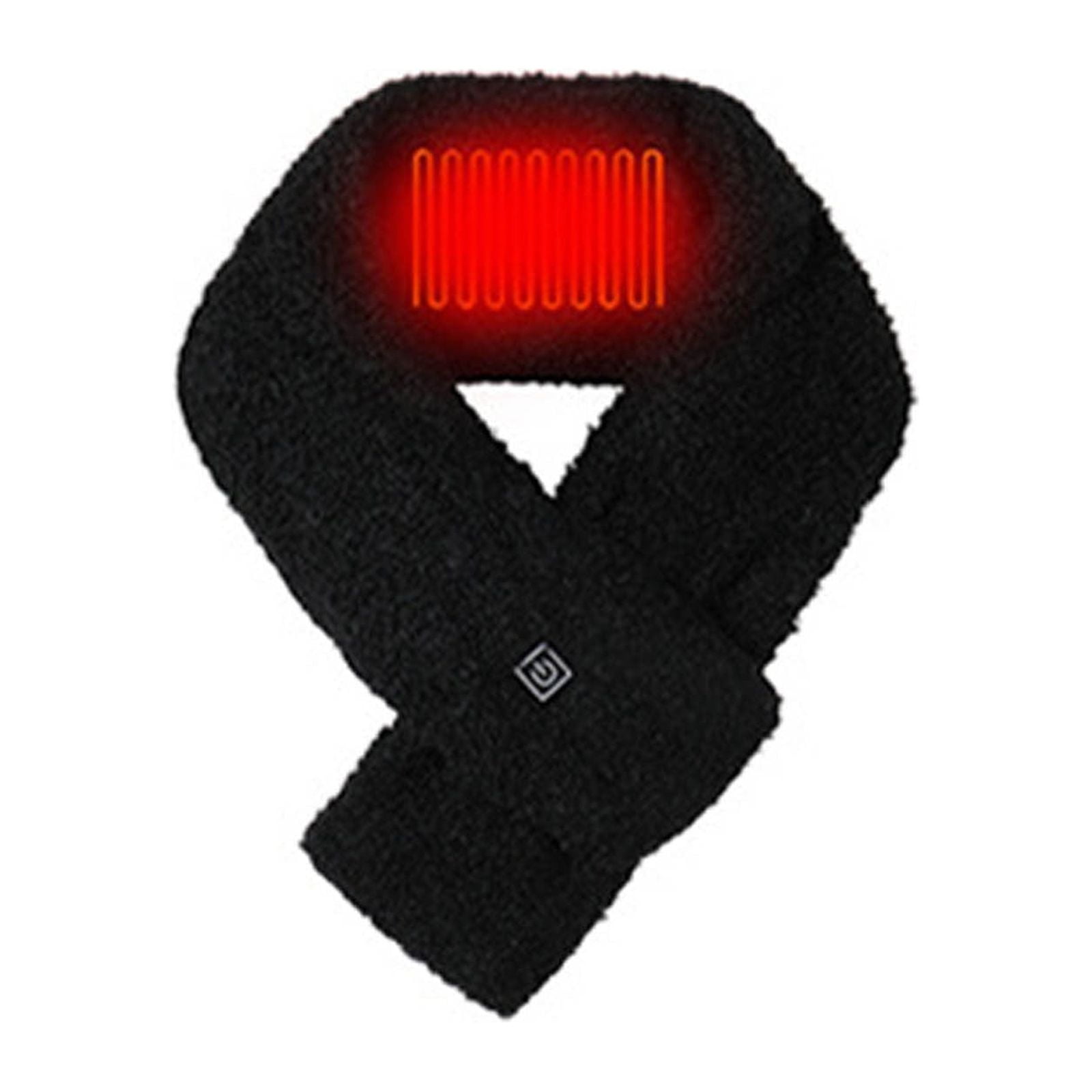 pstuiky Heated Scarf for Women Winter Solid Color Smart Heating Scarf ...