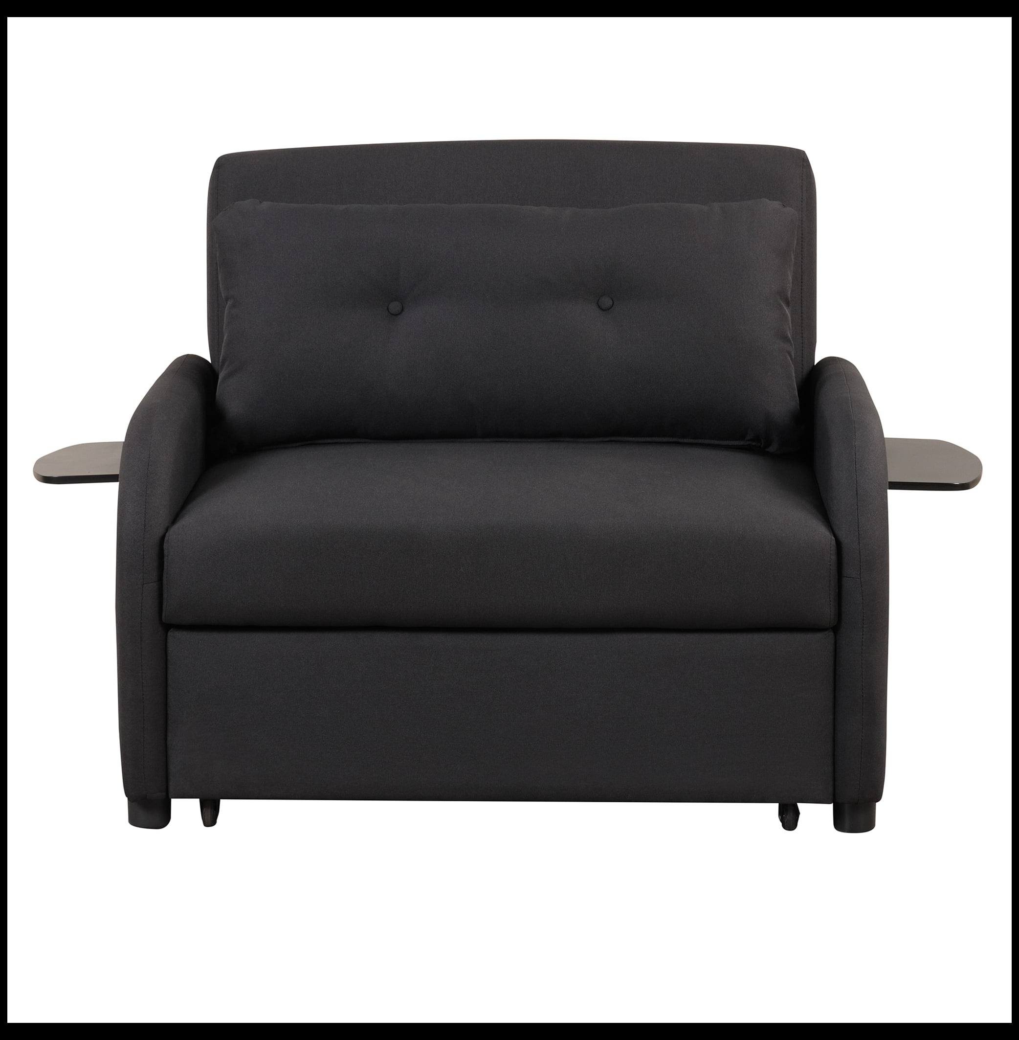 pull out sofa sleeper 3 in 1 with 2 wing table side pocket and usb ...