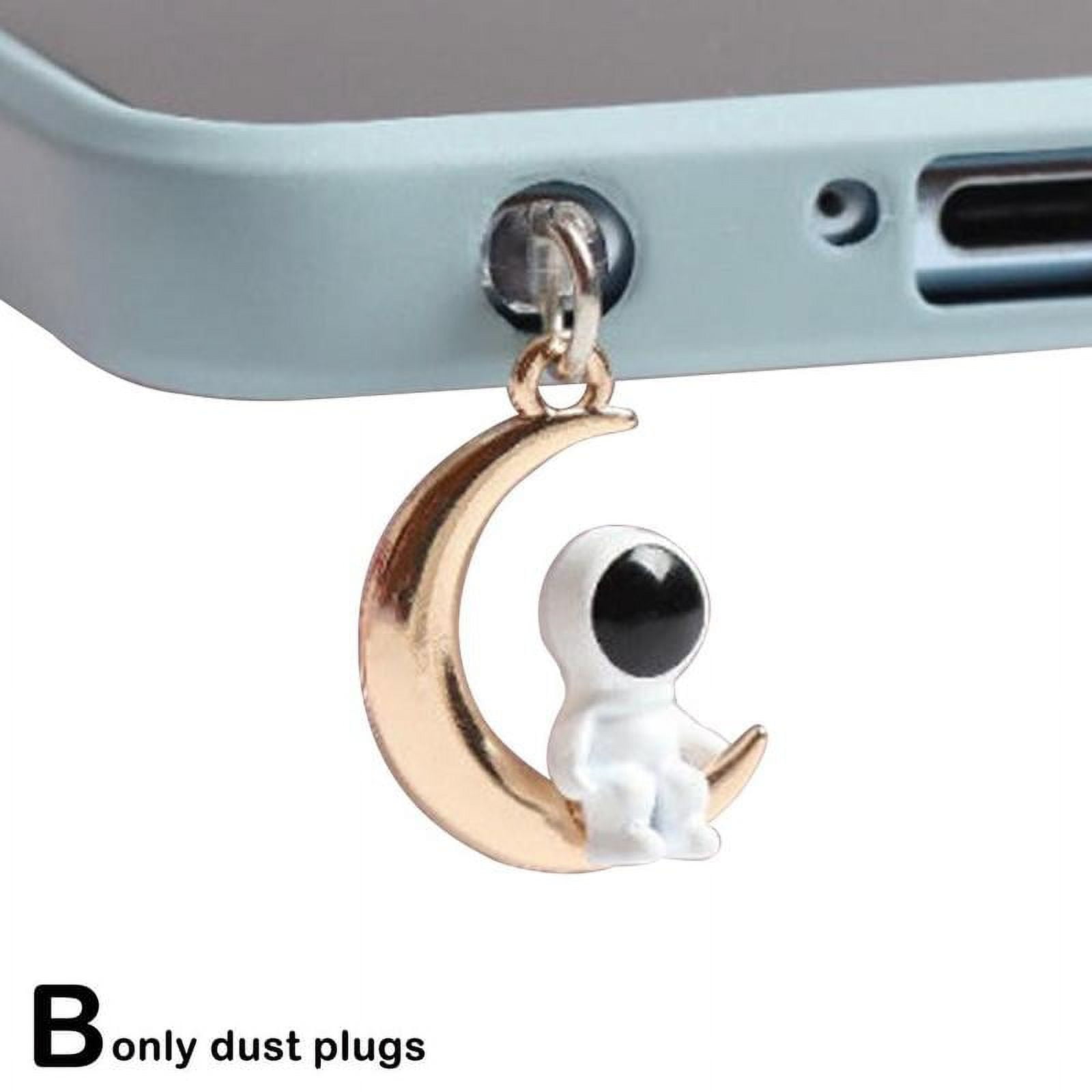 pulunto Dust Plug Charm Cute Astronaut Earphone Jack Stopper Cap ...