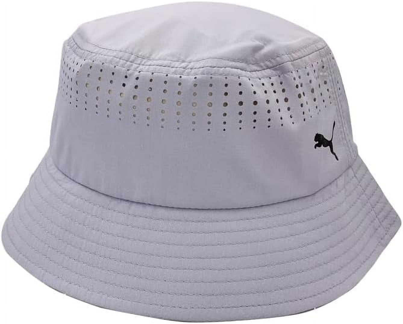 puma unisex-adult Puma Split Vent Bucket Hat Light Grey - Walmart.com