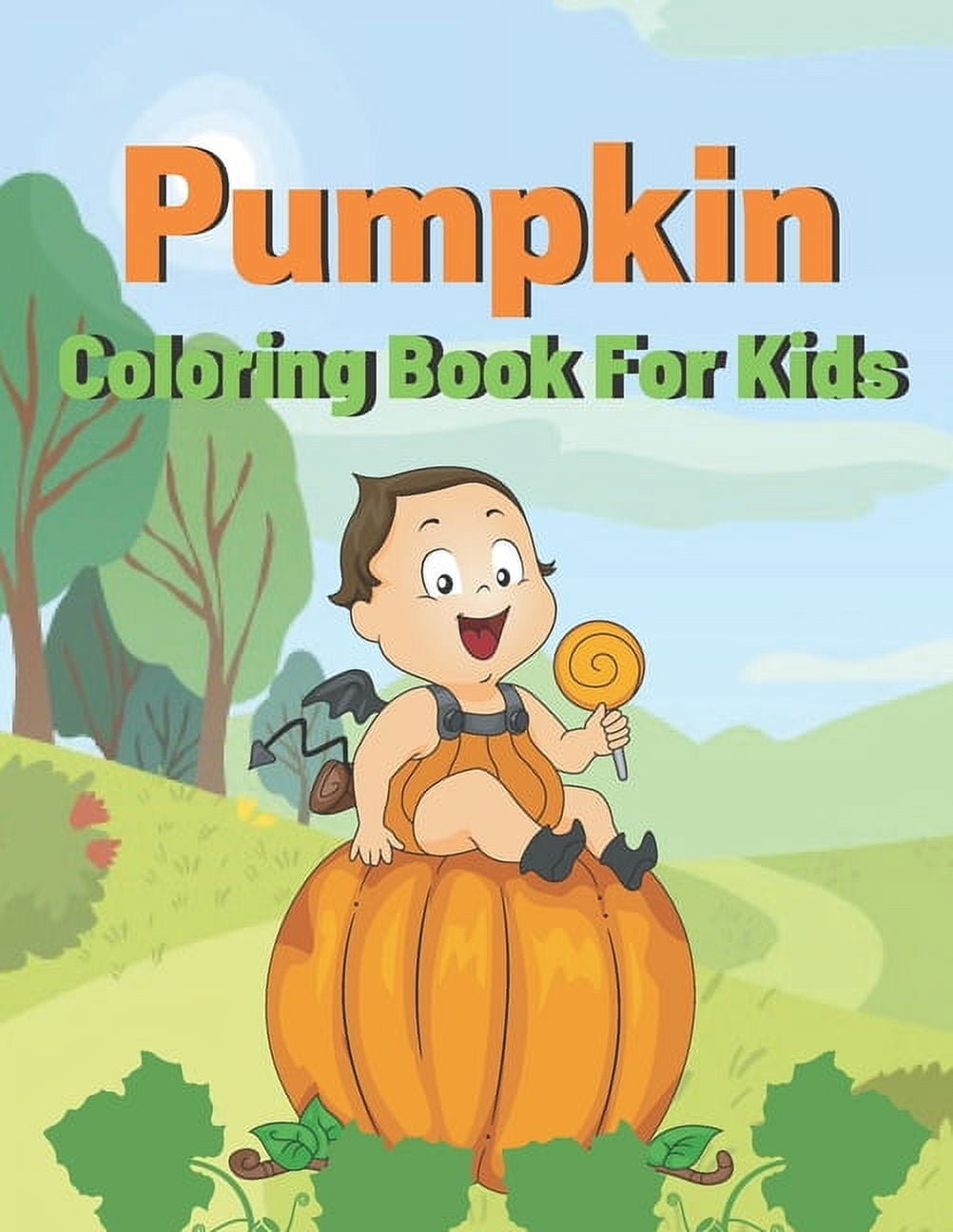 pumpkin coloring book for kids: A beautiful coloring books kids ...