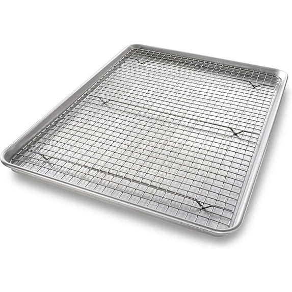 pupikeji 1607CR Bakeware Extra Large Sheet Baking Pan and Bakeable ...
