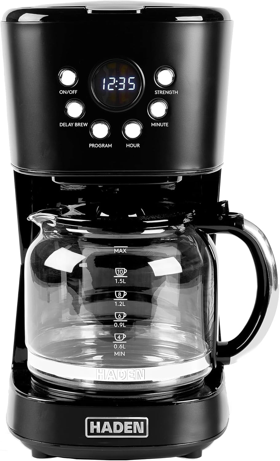 pupikeji Coffee Machine, 12 Cup Programmable Drip Coffee Maker with ...