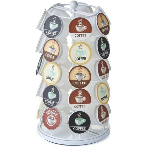 pupikeji Coffee Pod Holder Carousel 360 Degree Spinning Organizer for K ...