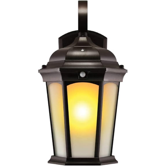 pupikeji EFL-130F-MD Flickering Flame Lantern, Frosted Glass, with ...