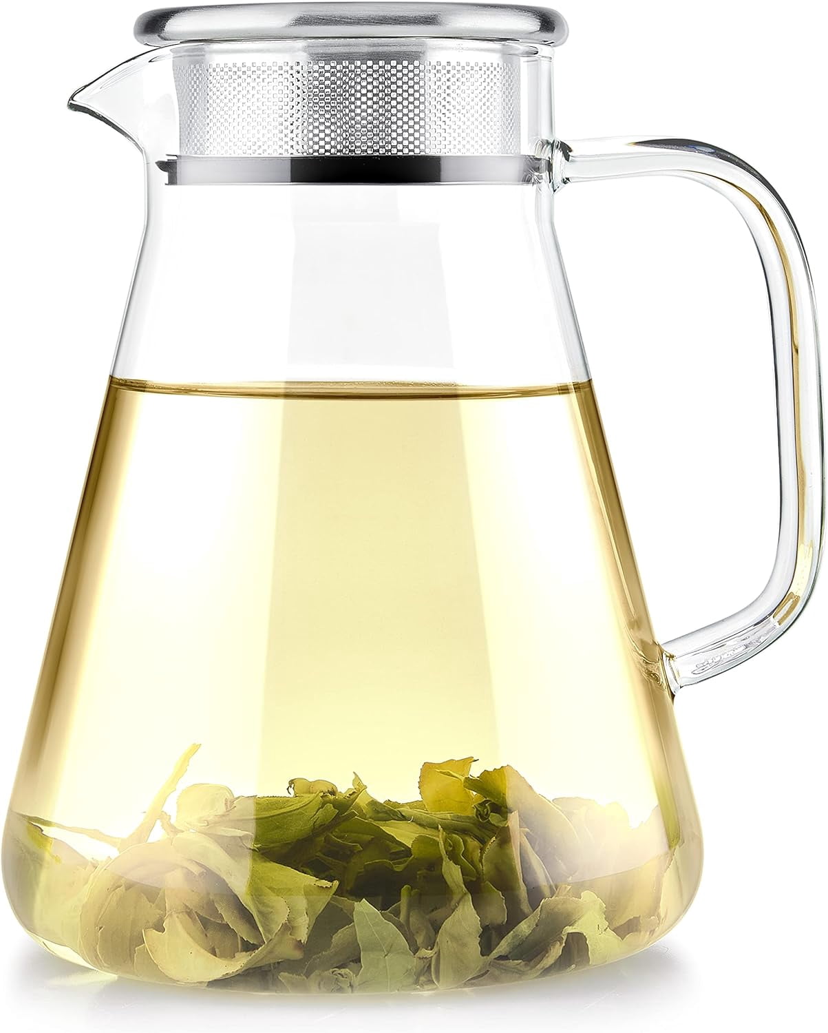 pupikeji One-Touch Tea Maker, 2-in-1 Teapot and Kettle with Stainless ...