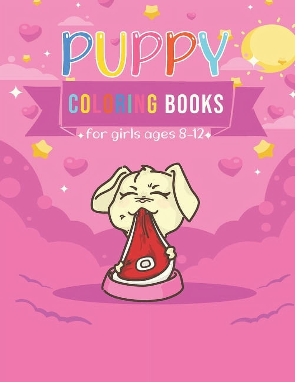 puppy coloring books for girls ages 8-12 : Kids puppy Coloring Book and ...