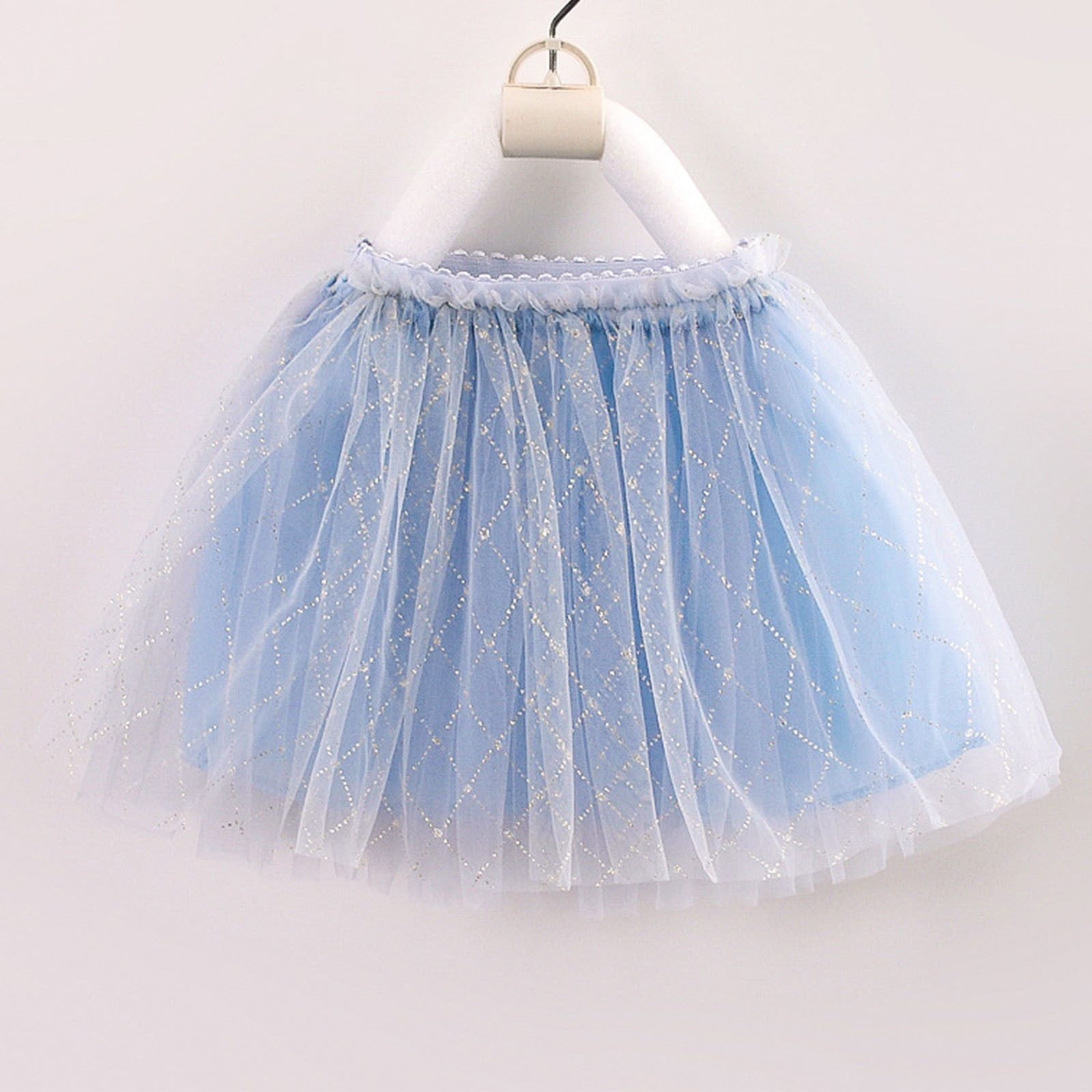 purcolt Girls High Waist Tulle Skirts A-line Mesh Skirt Short Tutu Skirts Dress with Sequins for ...