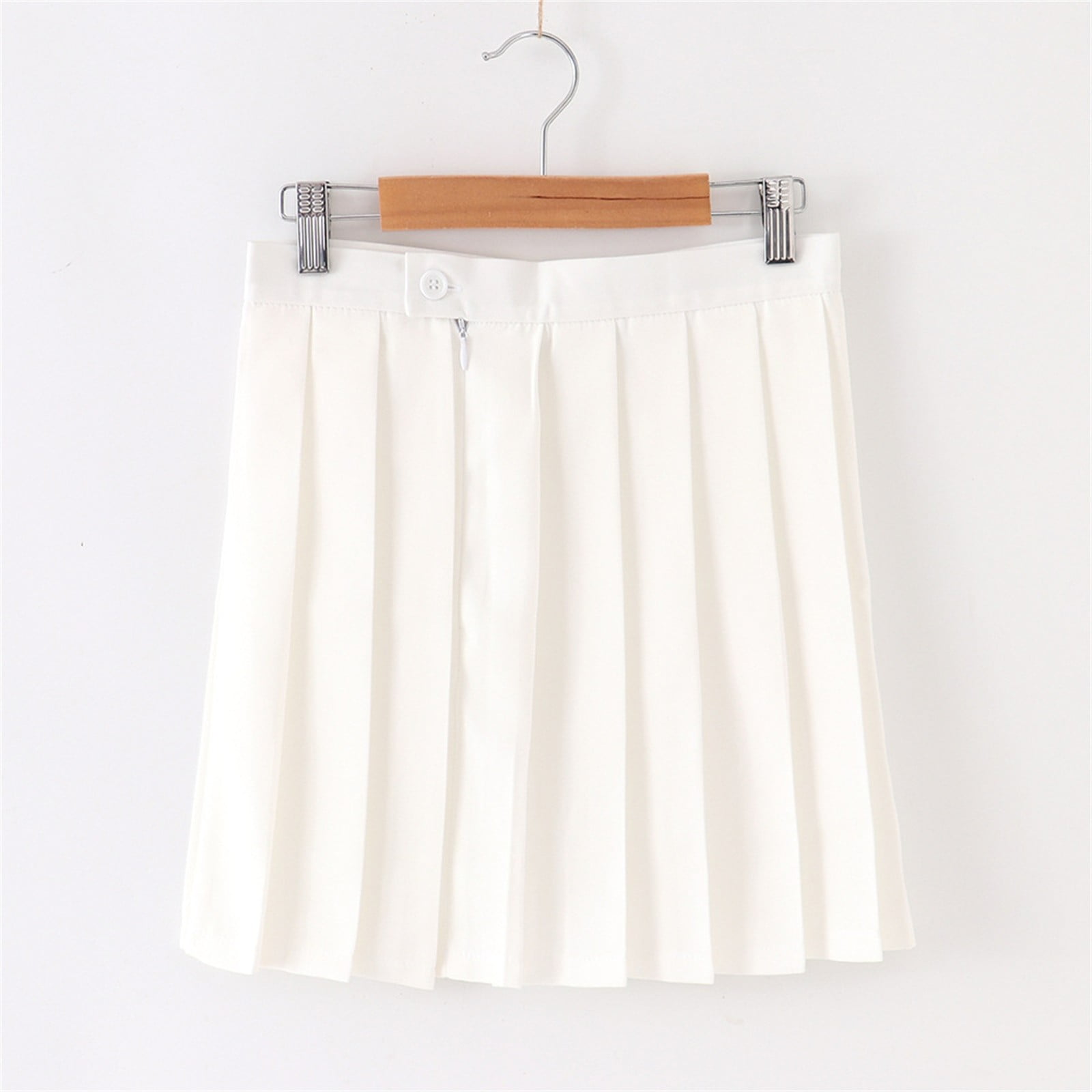 purcolt Girls Skater Skirt High Waist Stretch Flare Pleated Mini ...