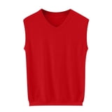 purcolt Men's Casul Knit V-Neck Sleeveless Sweaters Vests Solid Casual ...