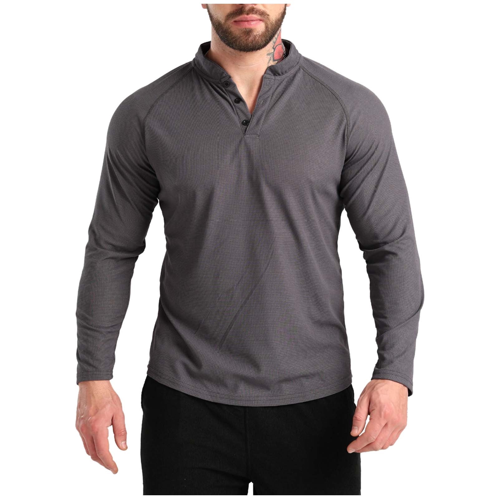 purcolt Men's Sun Protection Shirts UPF 50+ Long Sleeve Rash Guard ...