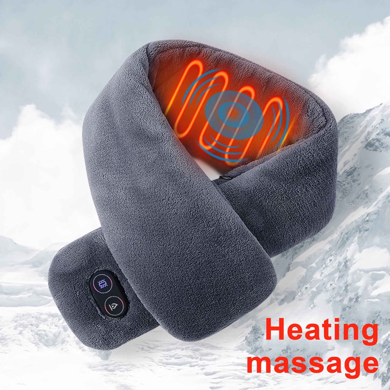 purcolt Neck Heating Pad, Heated Neck Wrap Heater Heated Scarf Unisex ...