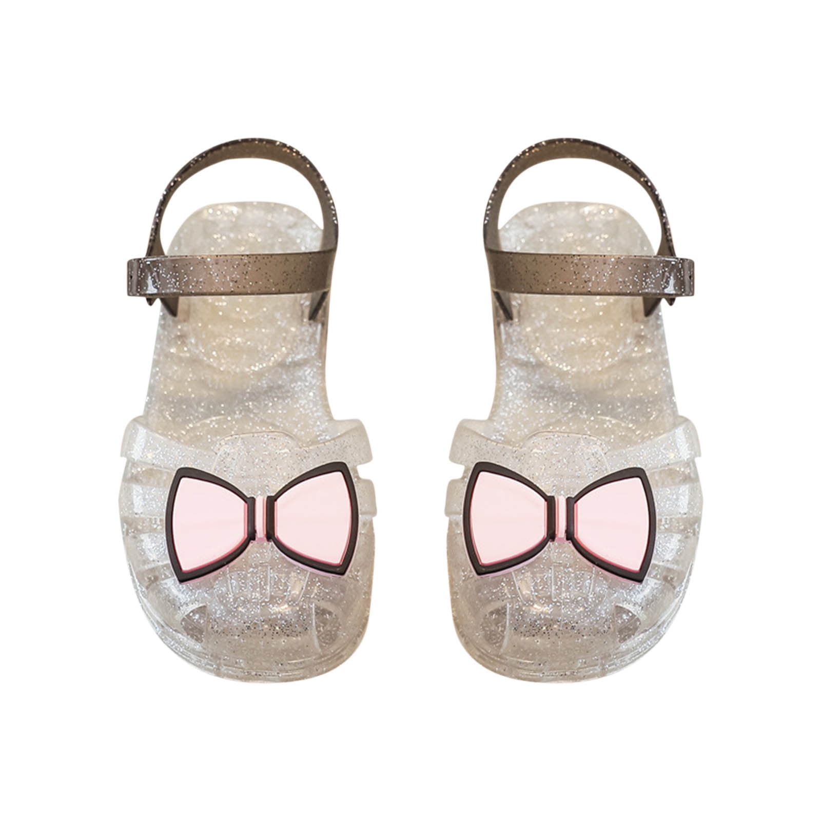 purcolt Princess Jelly Sandals for Girls, Closed Toe Fisherman Water Beach Summer Dress Shoes ...