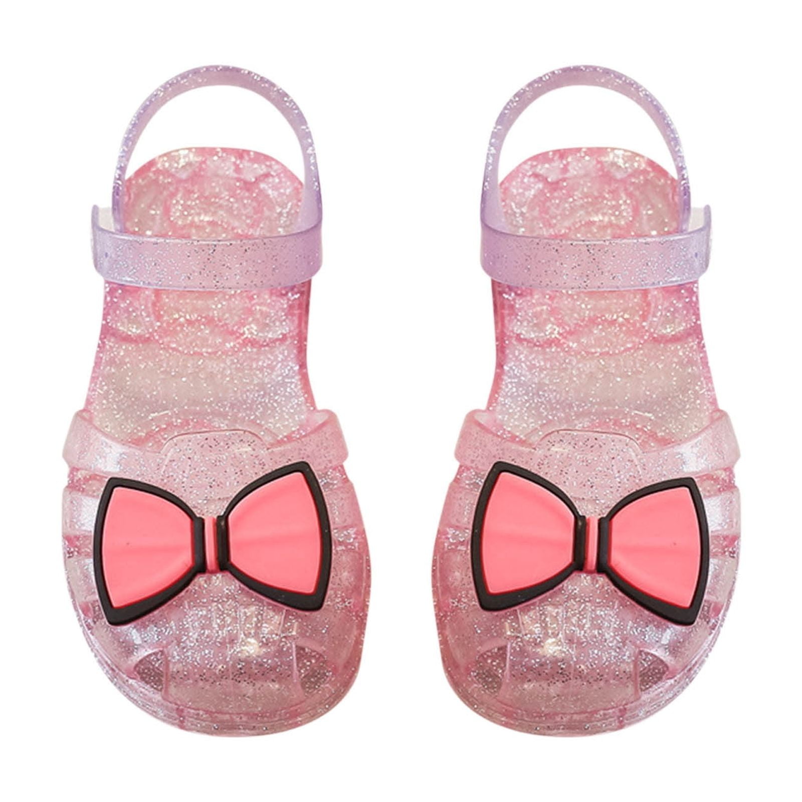 purcolt Princess Jelly Sandals for Girls, Closed Toe Fisherman Water Beach Summer Dress Shoes ...