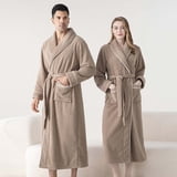 purcolt Robes for Women & Men, Soft Warm Plush Fleece Long Bathrobe ...