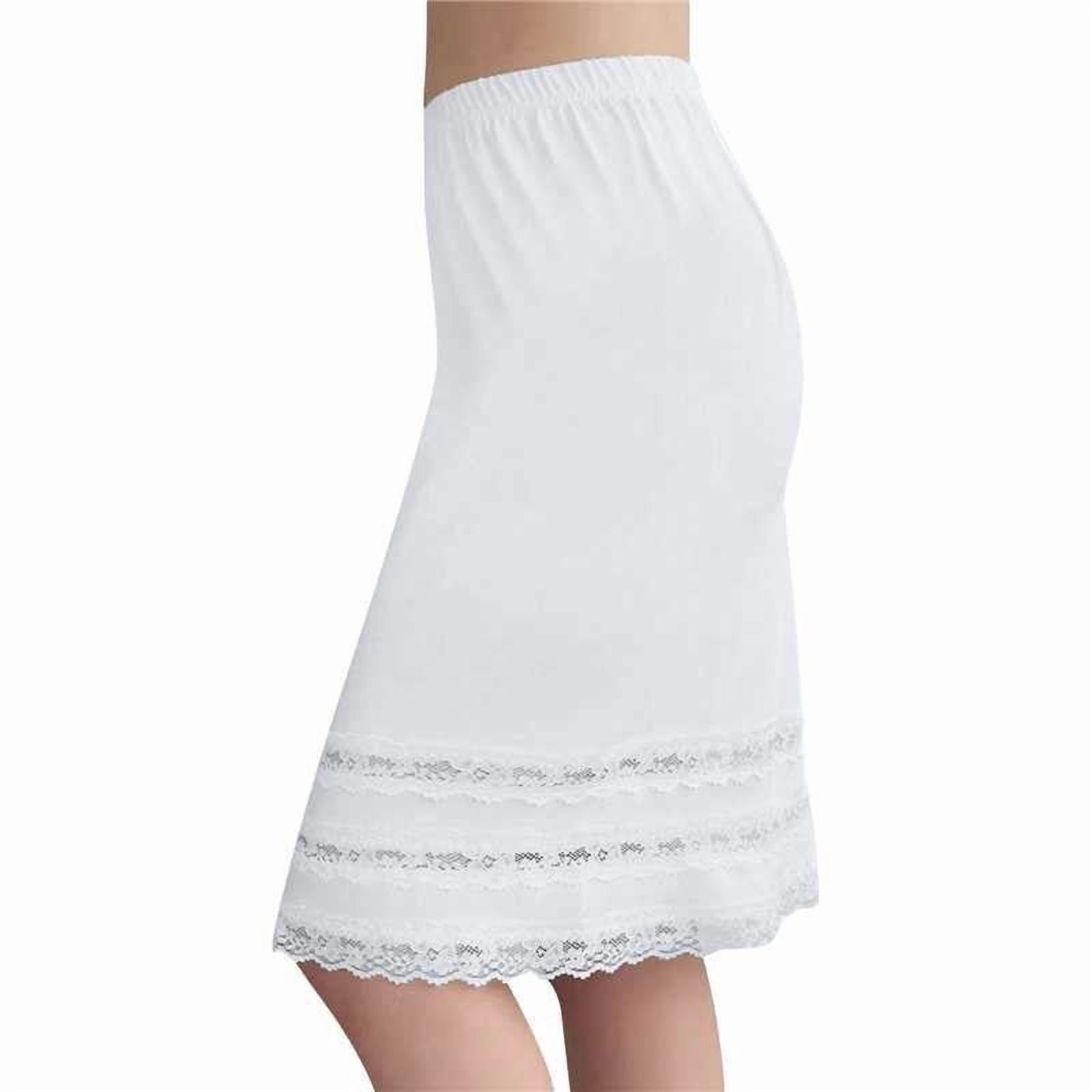 purcolt Women's Lace Hem Half Slips for Under Dresses Static Resistant ...