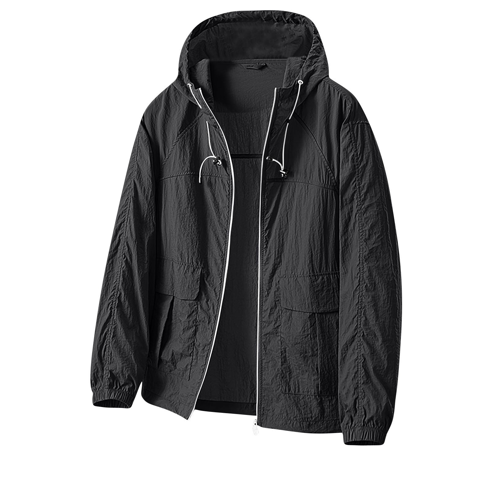 purcolt Women's Lightweight Raincoat Windbreaker Sun Protection Full Zip Hoodie Long Sleeve Rain ...