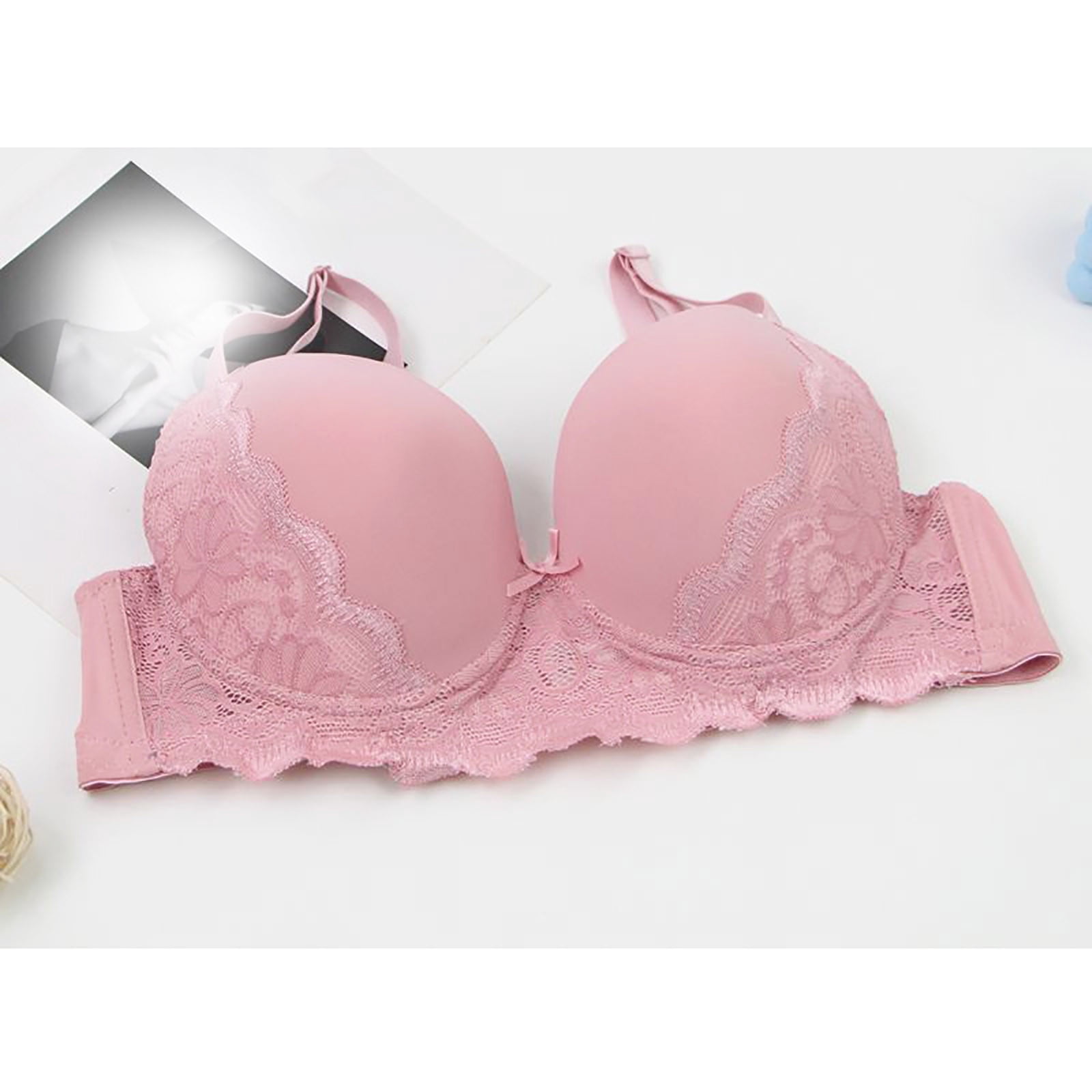 purcolt Women's Seamless Lace Bras Comfortable Full Coverage Lightly ...