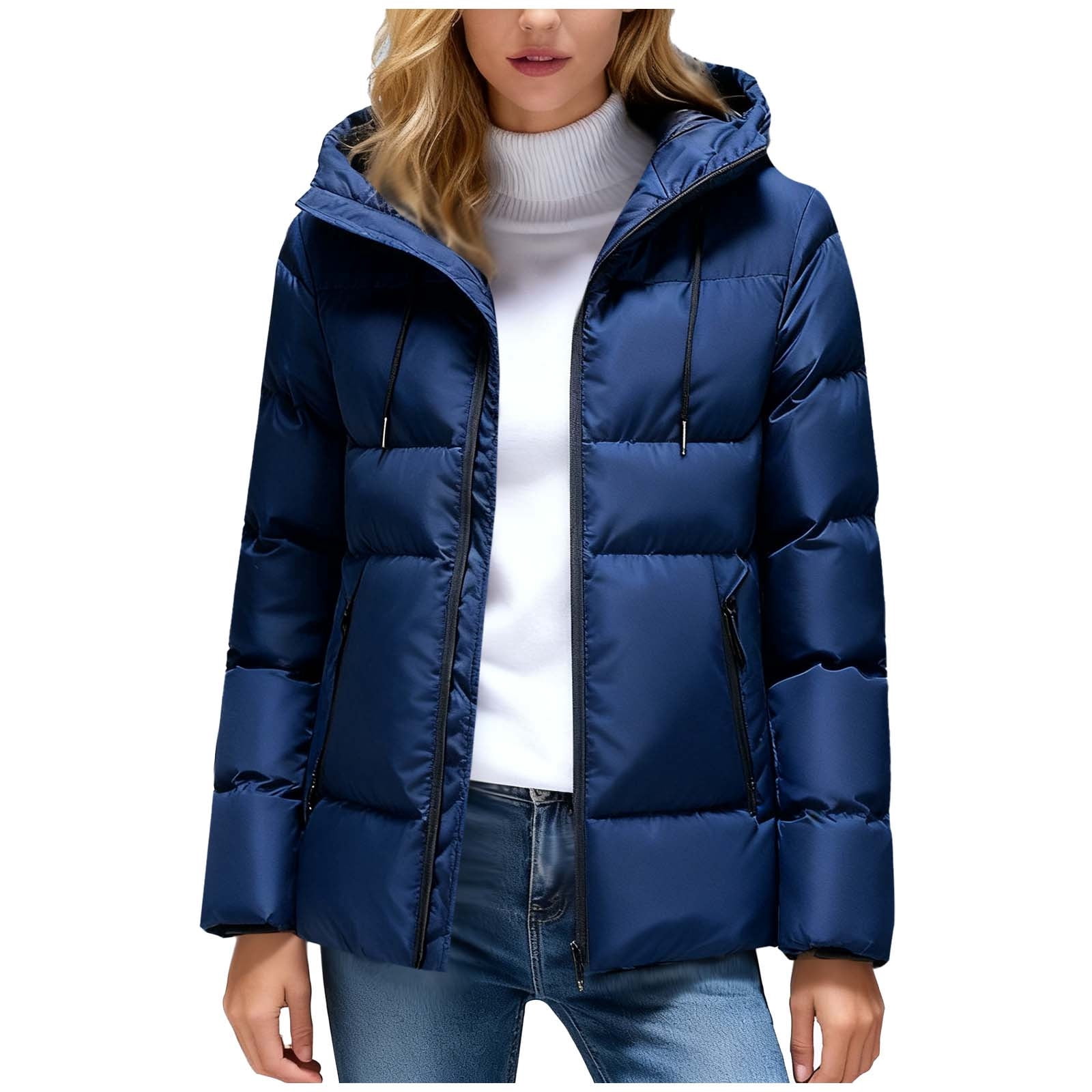 purcolt Women's Waterproof Winter Puffer Jacket Lightweight Hooded Down ...