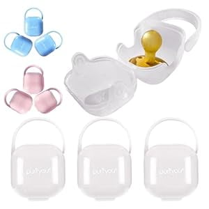 purifyou BPA-Free baby pacifier holder & Nipple Shield Cases - Set of 3 ...