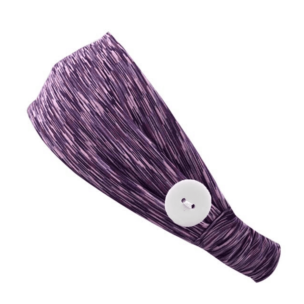 purple Headbands with Buttons Face mask for Doctor Nurse Protect Ears ...