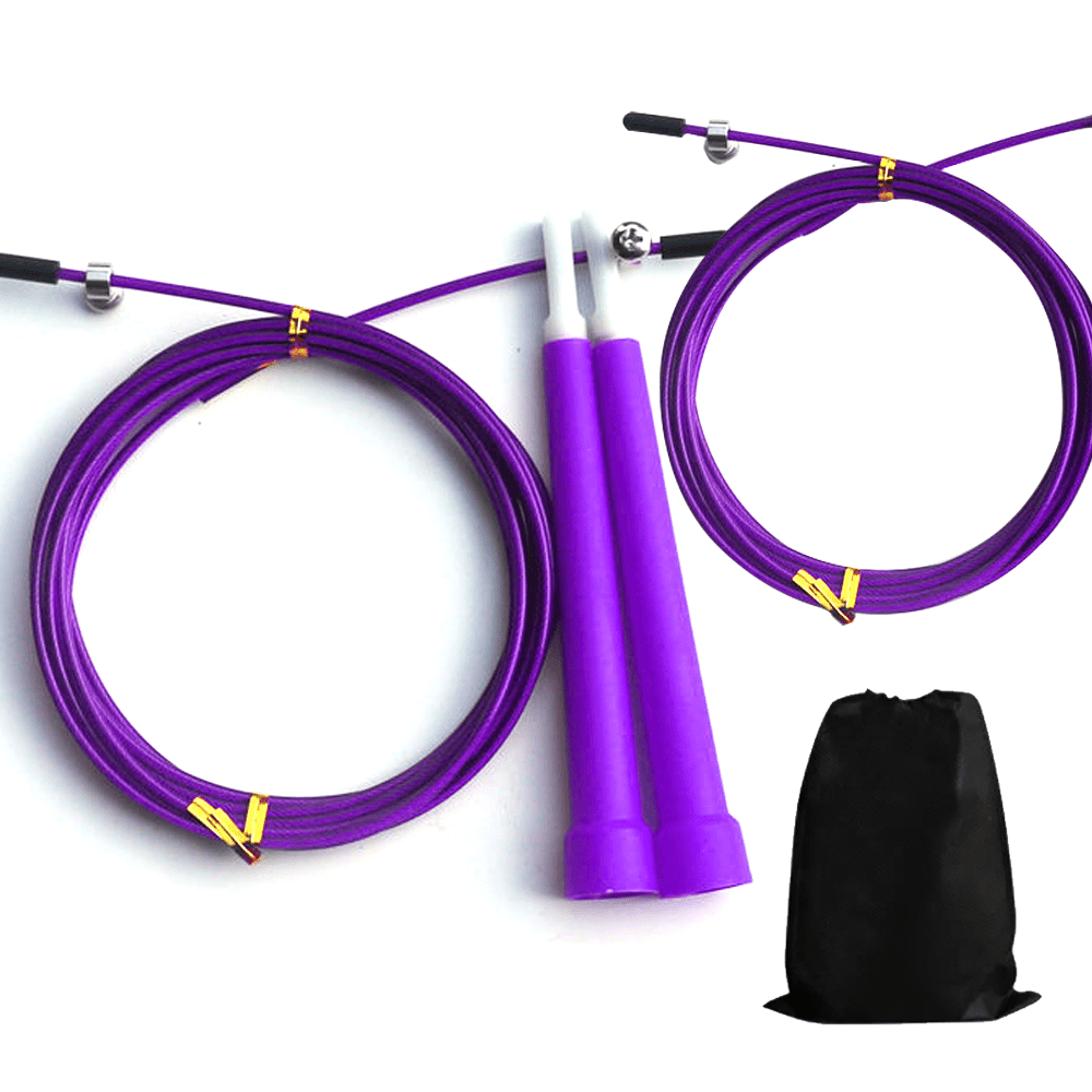 purple Jump Rope - Speed Rope, Adjustable for Boxing, Traveling ...