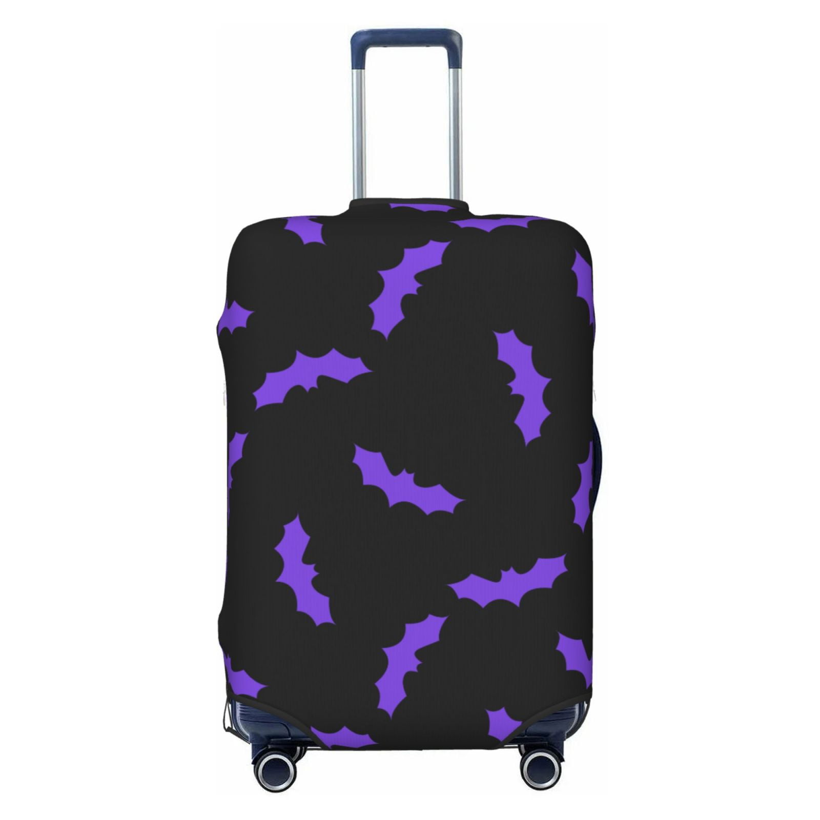 purple bats black cool Luggage Cover, Suitcase Cover for Luggage Fits ...
