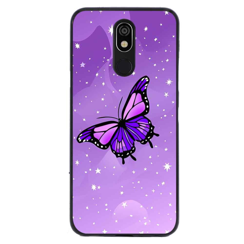 purple-butterfly-flying-8 phone case for LG X4 for Women Men Gifts,Soft ...