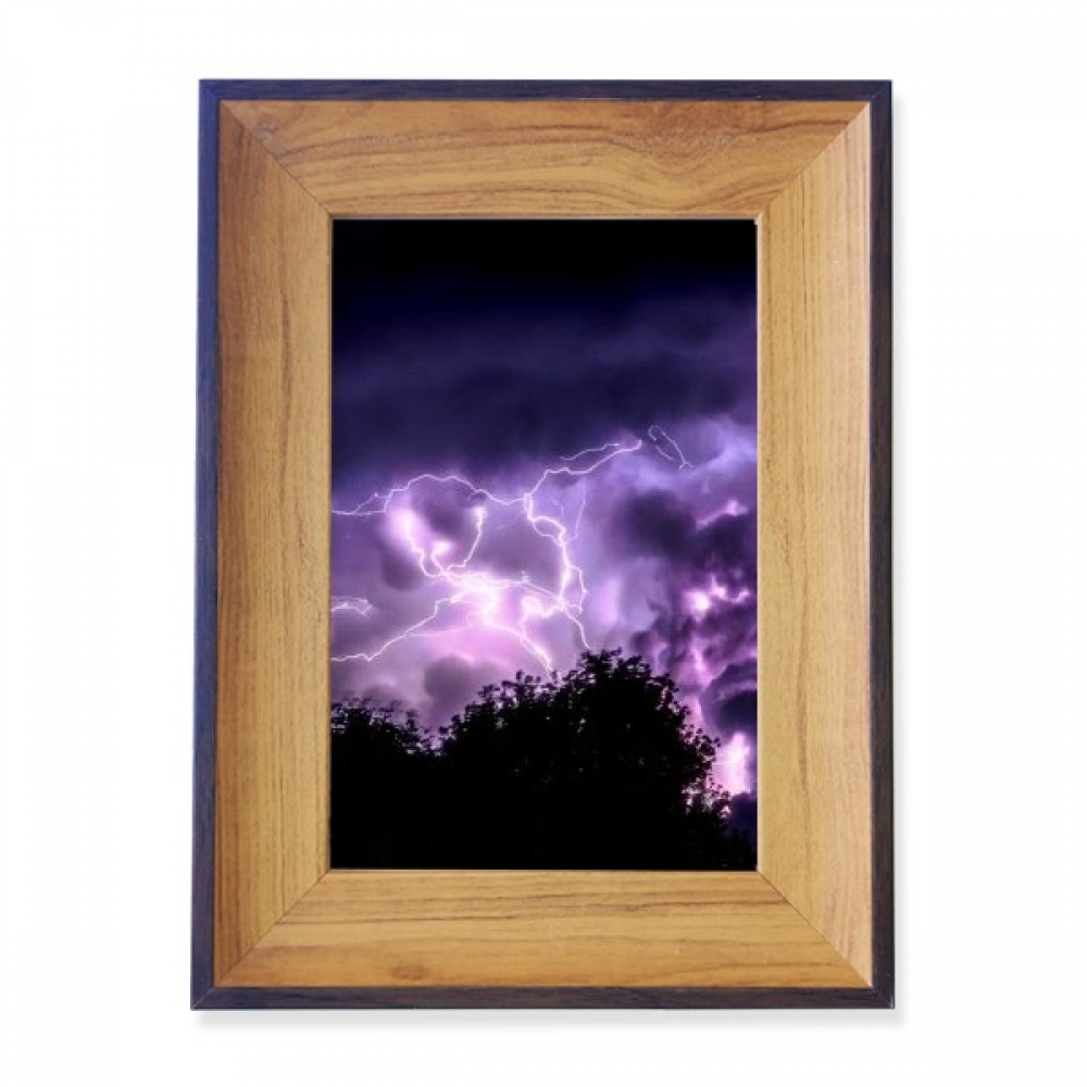 purple thunder night photo frame exhibition display art desktop ...