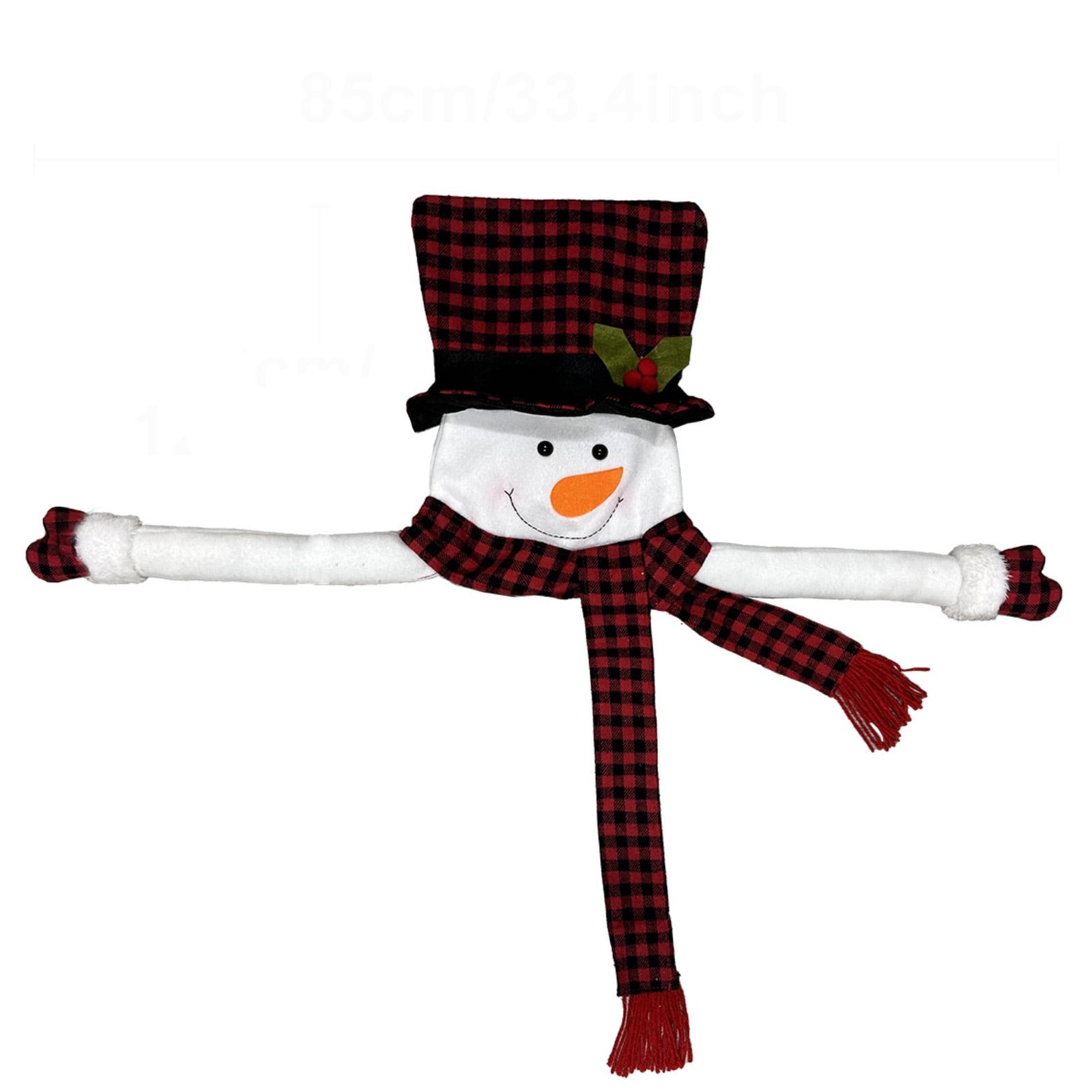 putnchl Christmas Cute Snowman Figurines, Tree-Top Ornaments, Festive ...