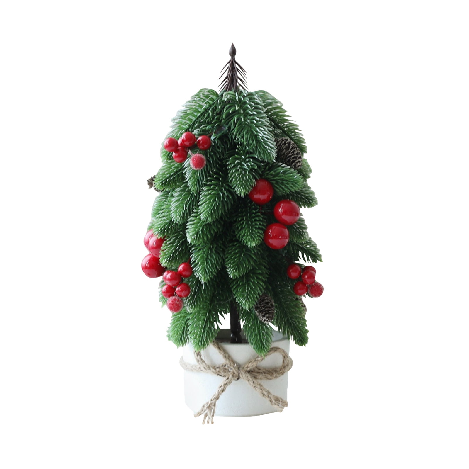 putnchl Christmas Decorations: Desktop Christmas Tree, Small Potted ...