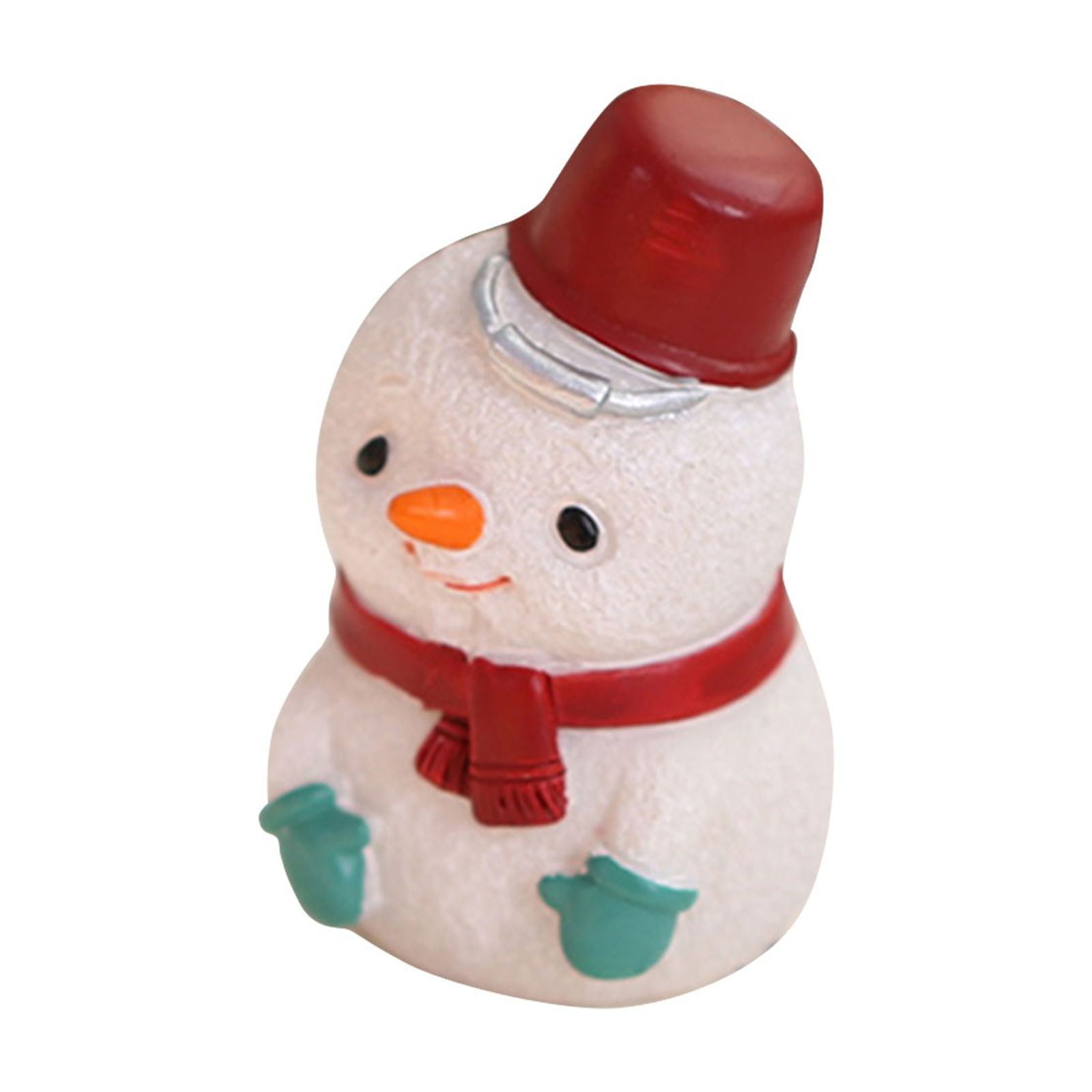putnchl Christmas Resin Ornaments Decoration Desktop Elk Snowman Old ...