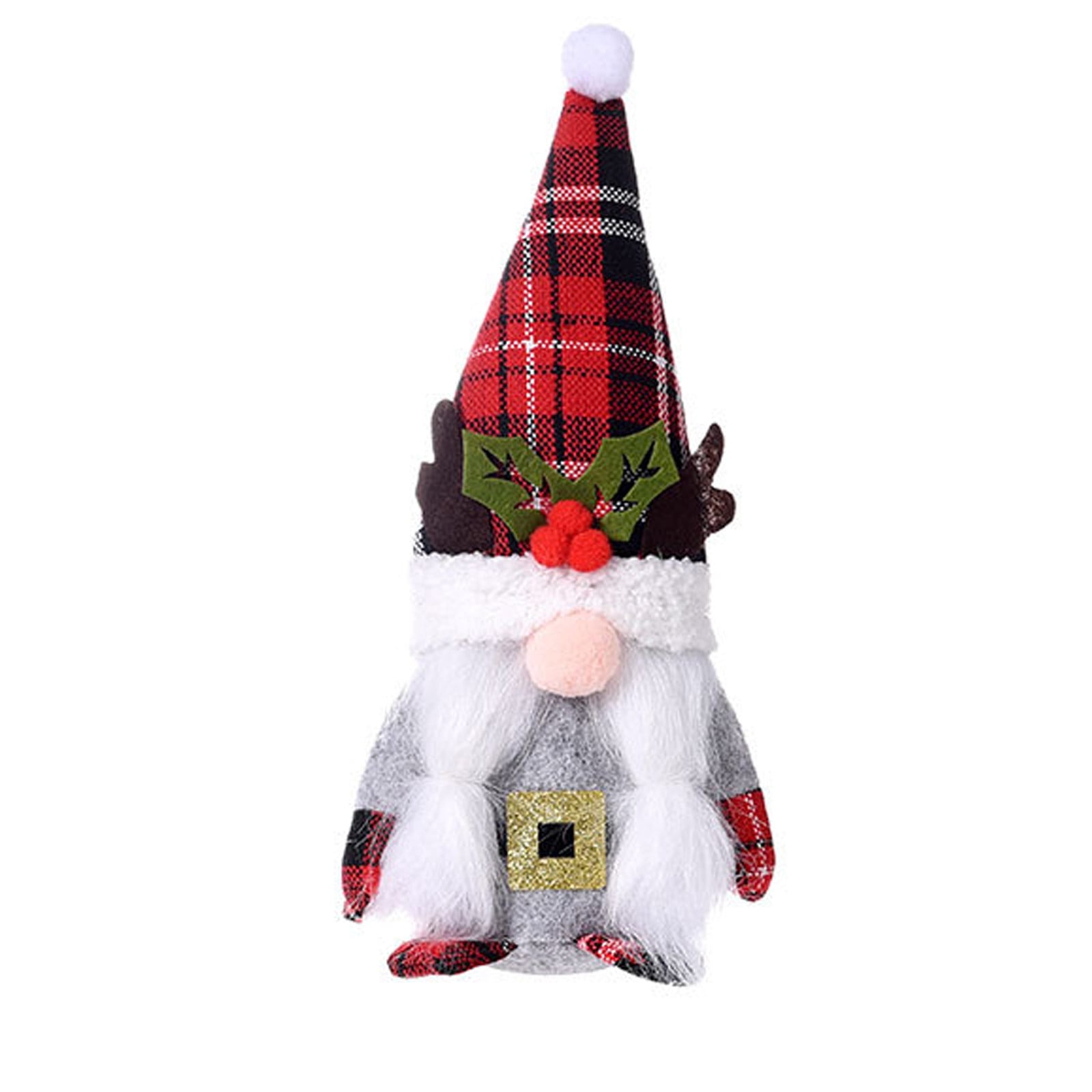 putnchl Faceless Dwarf Doll Plush Christmas Decoration Crochet Pendant ...