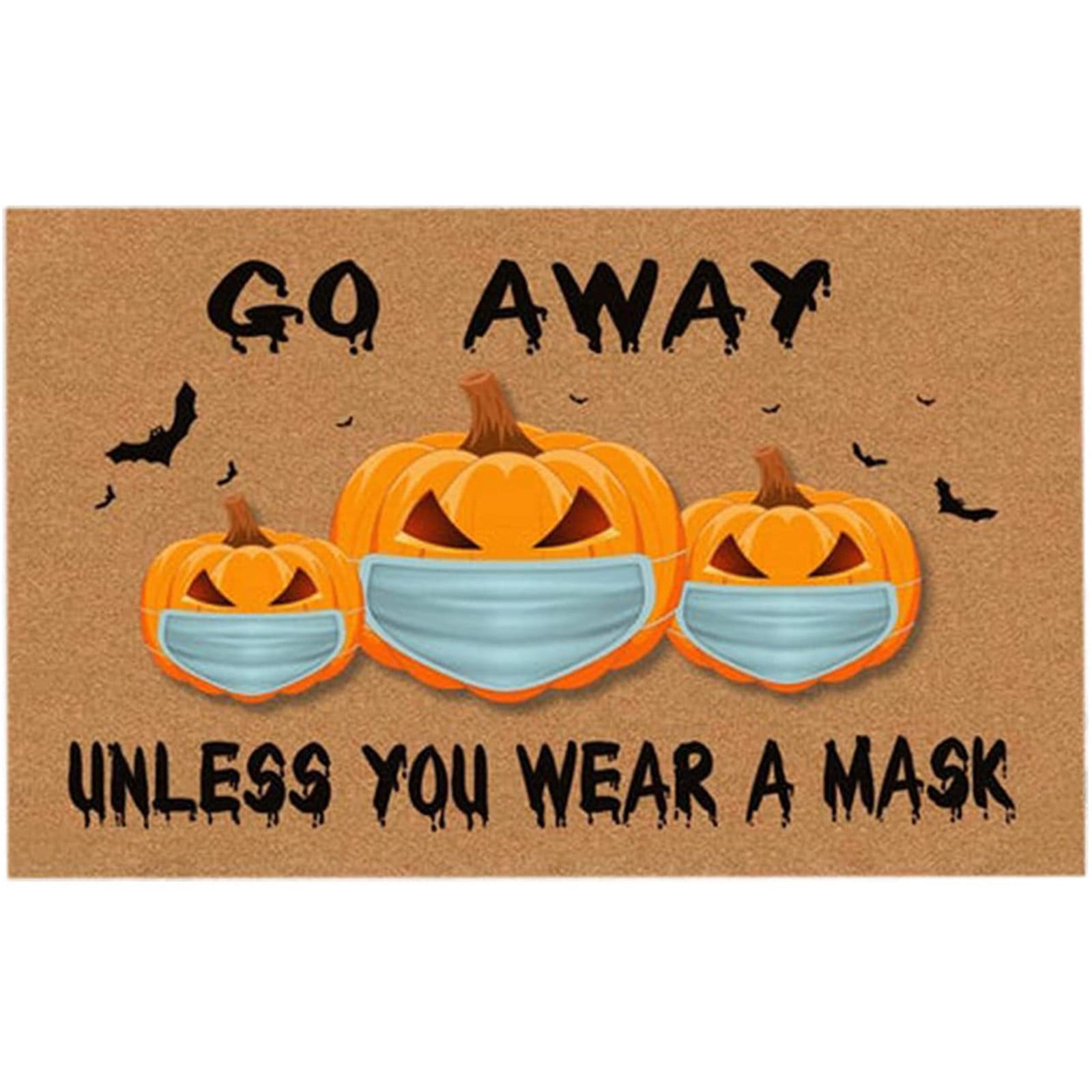 putnchl Halloween Doormat Sticker Welcome Home Wall Door Decorations ...