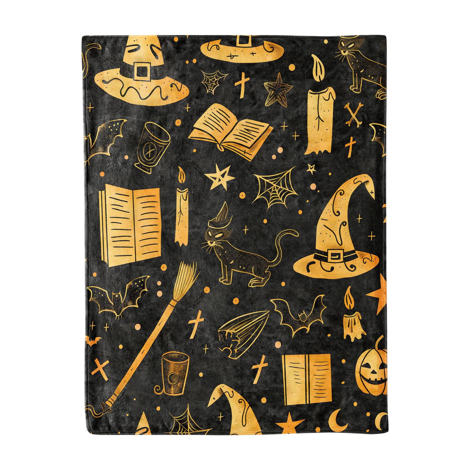 putnchl Halloween Throw Blanket Soft Lightweight Flannel Horror Gothic ...