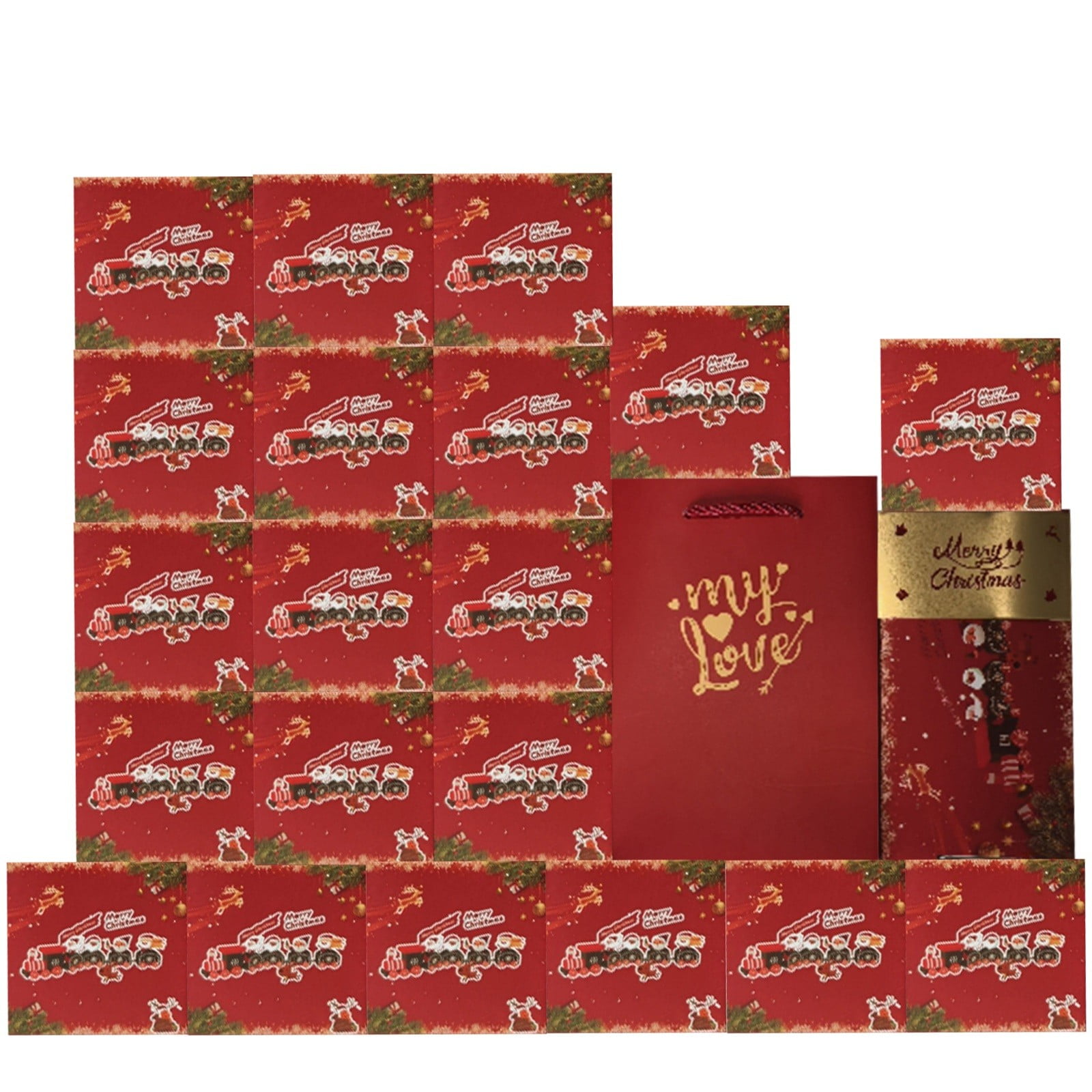 putnchl Surprise Jump Box Christmas Creative Surprise Box Red Envelope ...