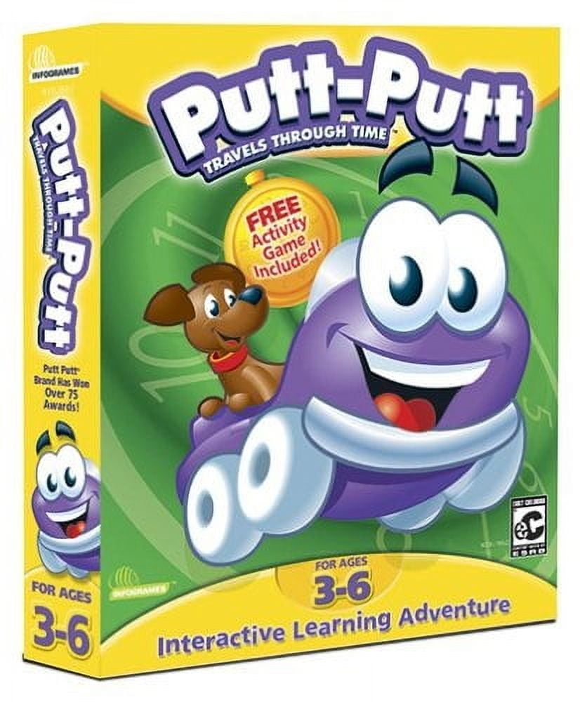 Putt-Putt Travels Through Time PC Game - Humongous Adventures Entertain ...