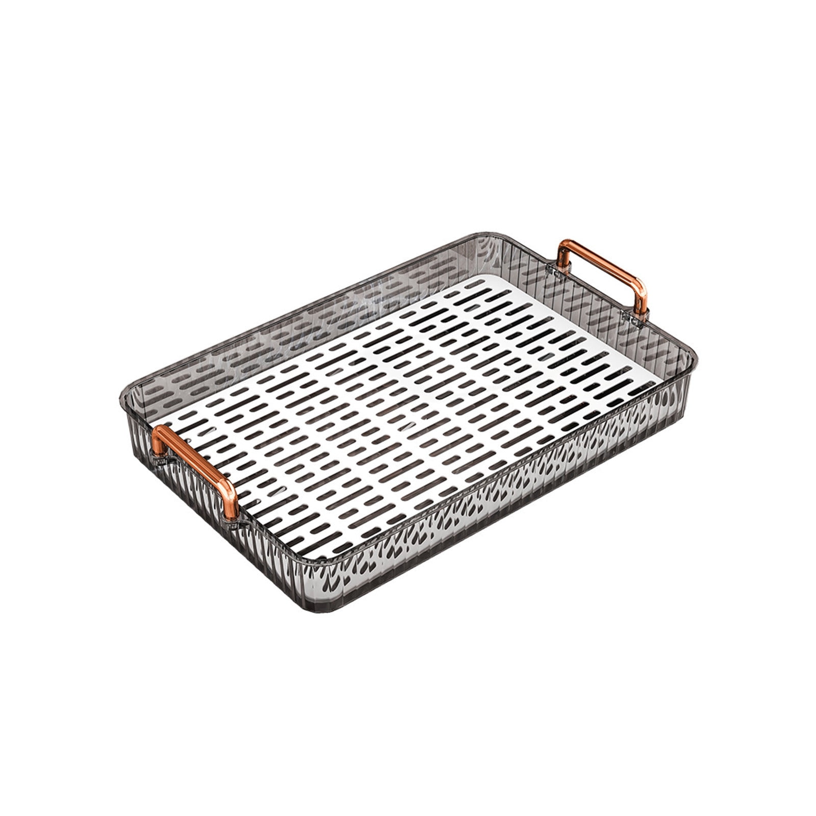 pvdgvd Drainage Tray With Handle, Rectangular Double Drainage Tray ...