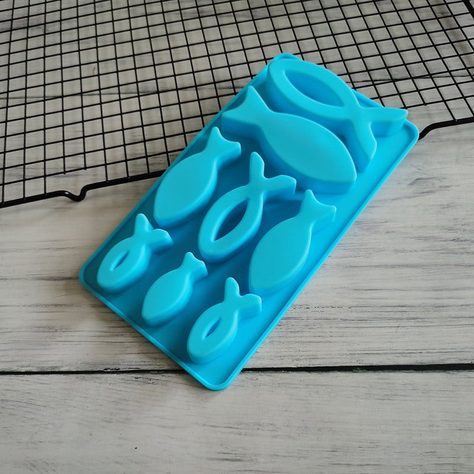 pvdgvd Fish Moulds for Chocolate Ice Cream Cake, Safe Tasteless Eco ...
