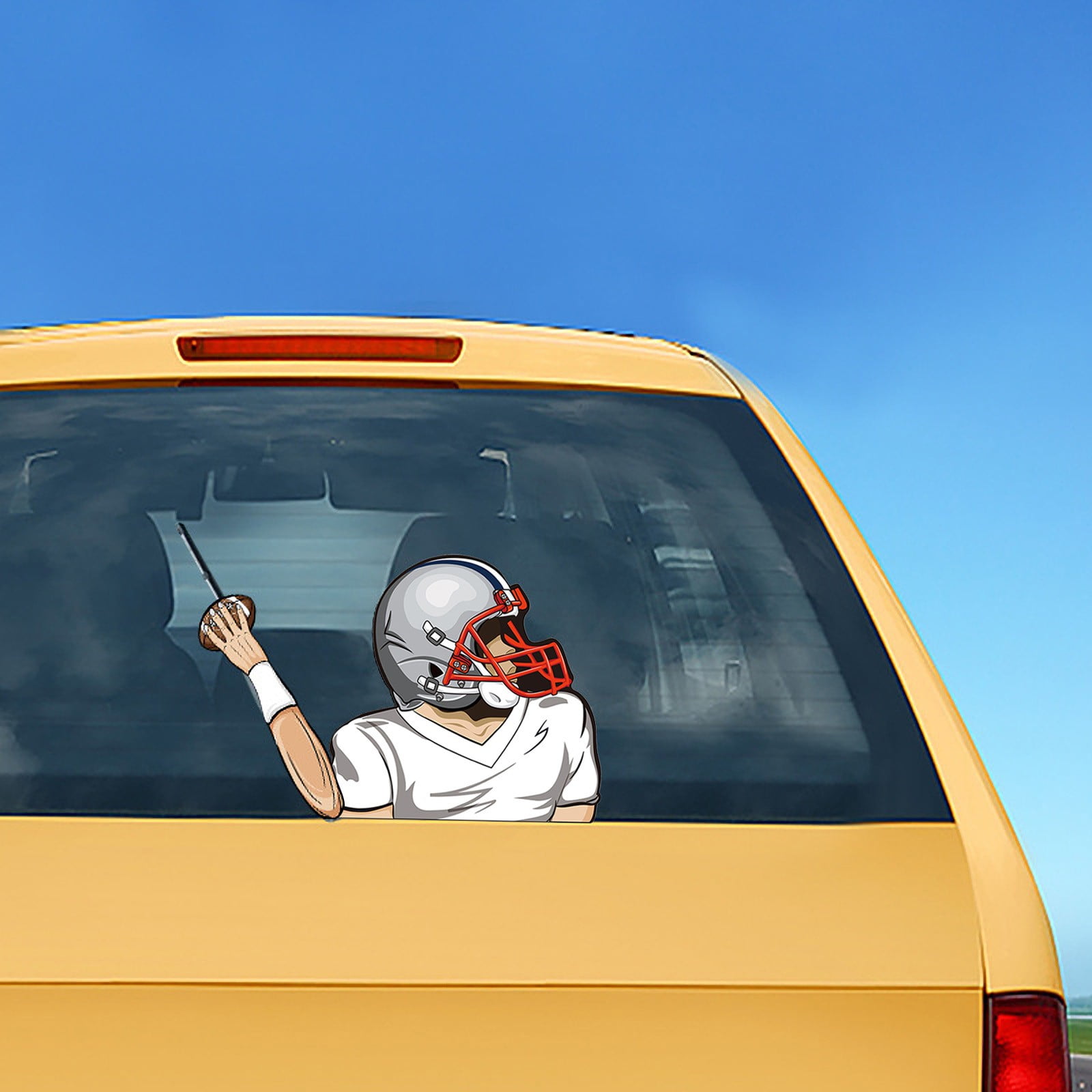pvdgvd Football Quarterback Wiper Stickers, Car Windshield Wiper ...