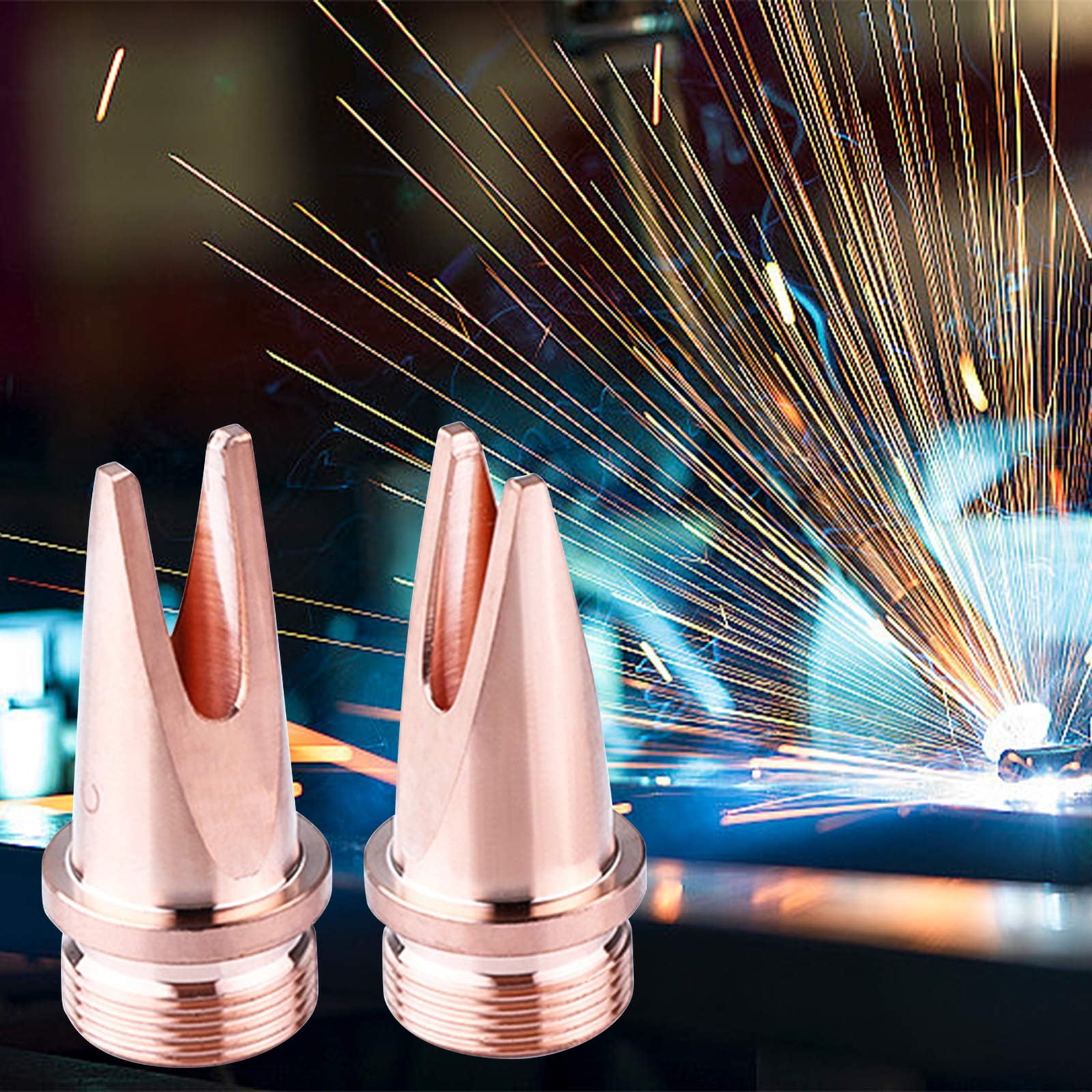 pvdgvd Handheld Welding Nozzle, Copper Guide for Welding Machine ...