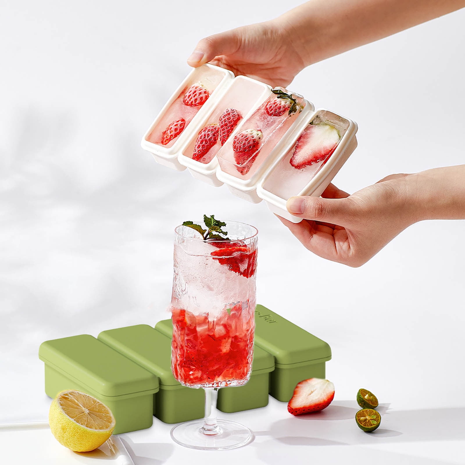 pvdgvd Large Capacity Long Ice Mould, Food-Grade & Easy Demoulding ...