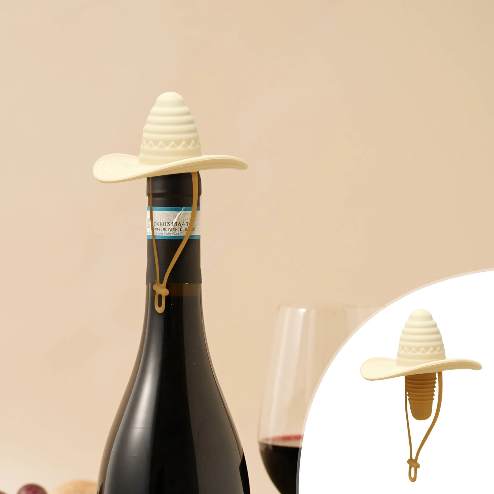 pvdgvd Red Wine Bottle Stoppers with Grape Caps, Three Color Options ...