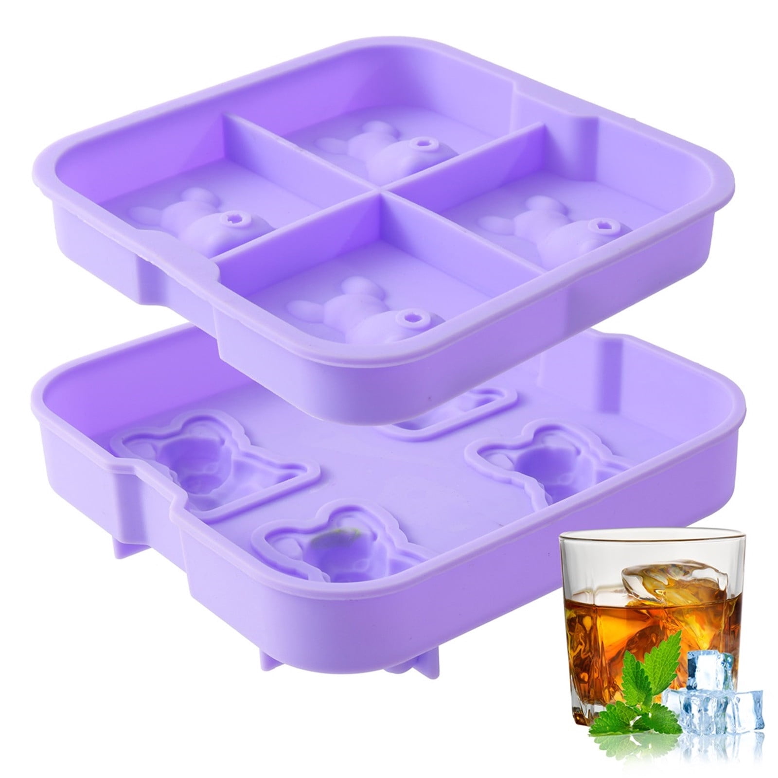 pvdgvd Silicone Shark Ice Mould, Easy to Demold for Fun Ice Cubes, Food ...