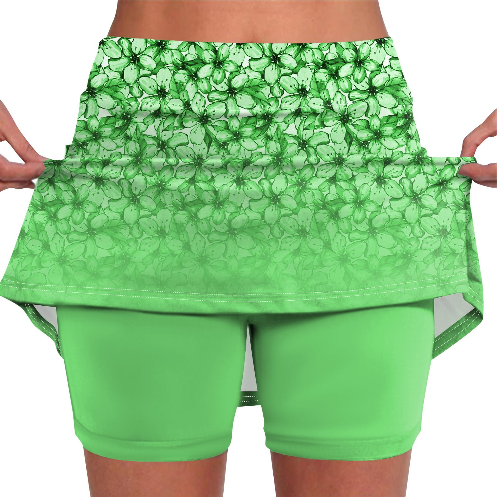 pwidon Womens Skorts Clearance with Pockets High Waisted Golf Skirts ...
