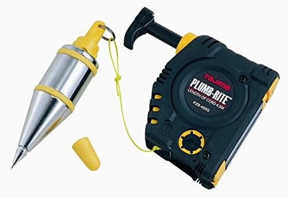 pzb-400g plumb-rite elastomer-wrapped plumb bob setter with 14-ounce ...