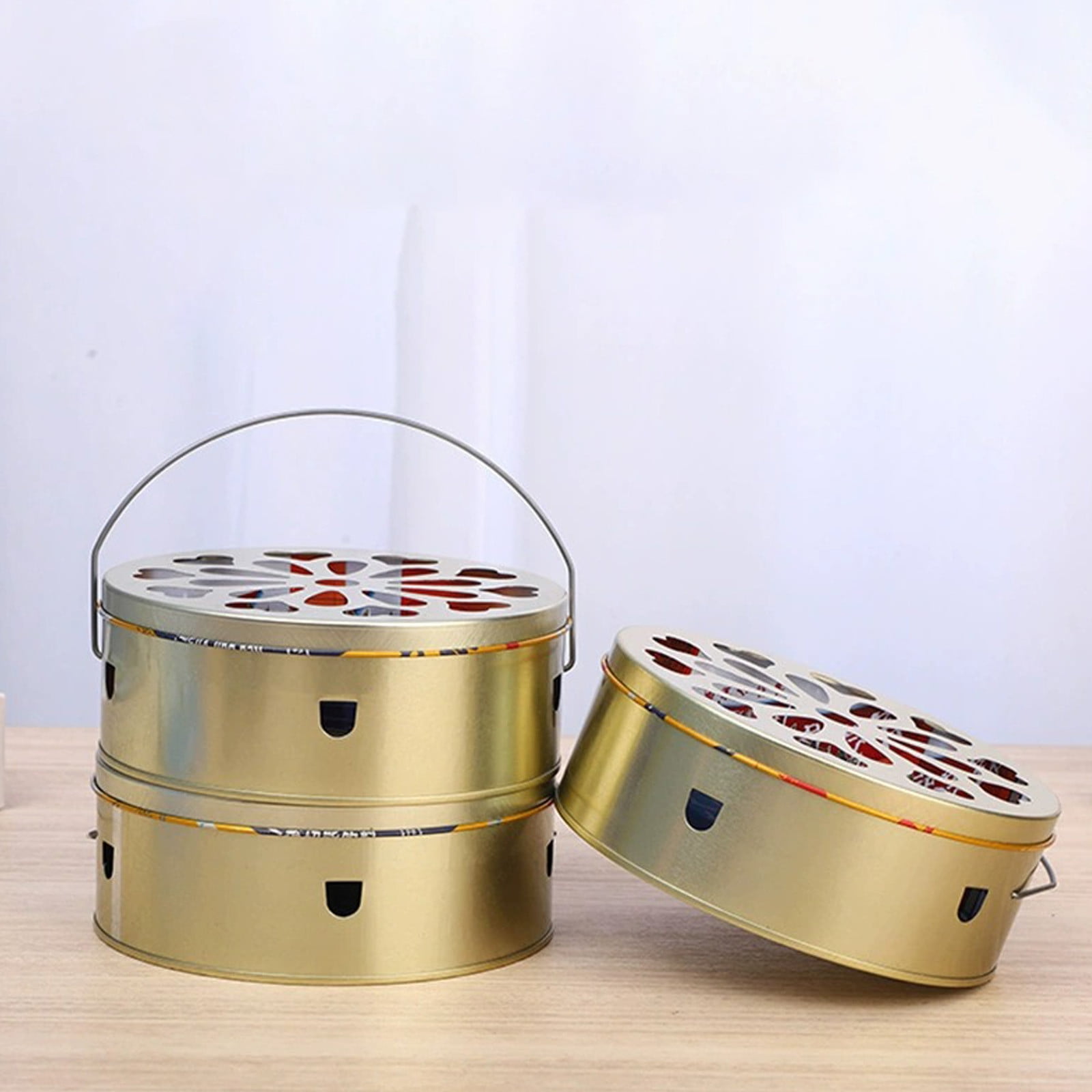 qILAKOG Carrying Hand Models Mosquito Coil Pan Outdoor Mosquito Coil ...