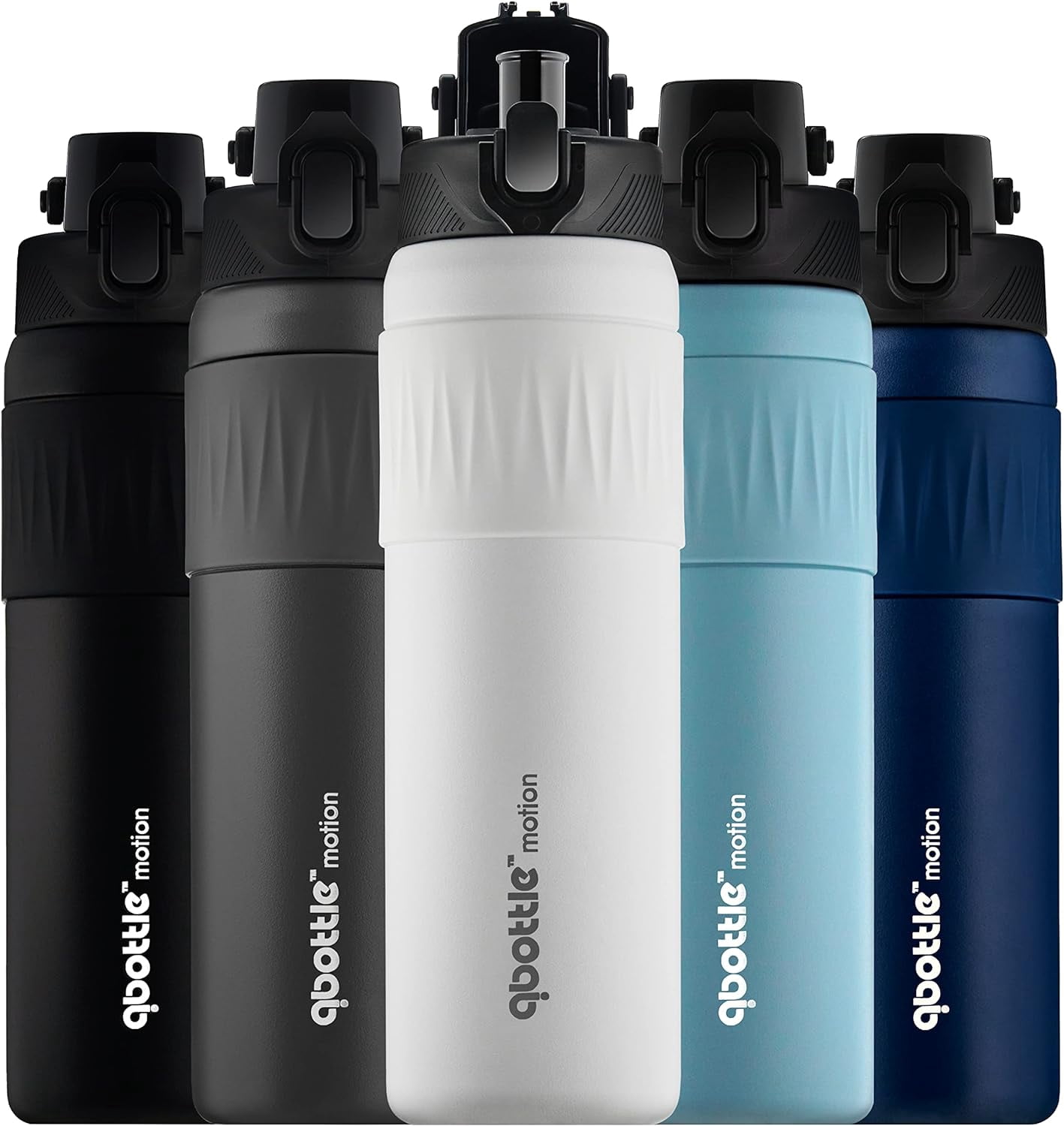 qbottle Insulated Water Bottles with Spout Lid – Stainless Steel Water ...